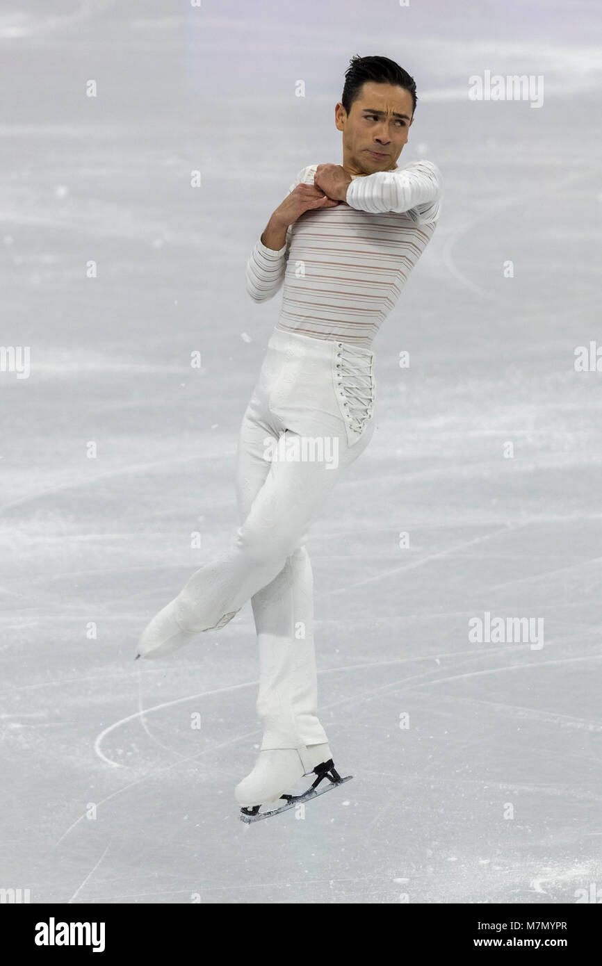 Javier Fernandez (ESP) competing in the Figure Skating Men,s Short ...