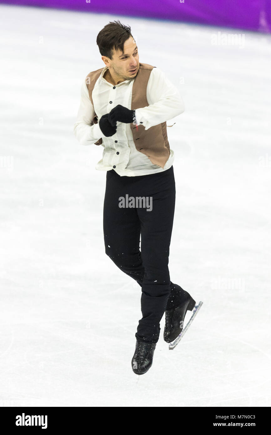 Alexei Bychenko (ISR) competing in the Figure Skating Men,s Short ...