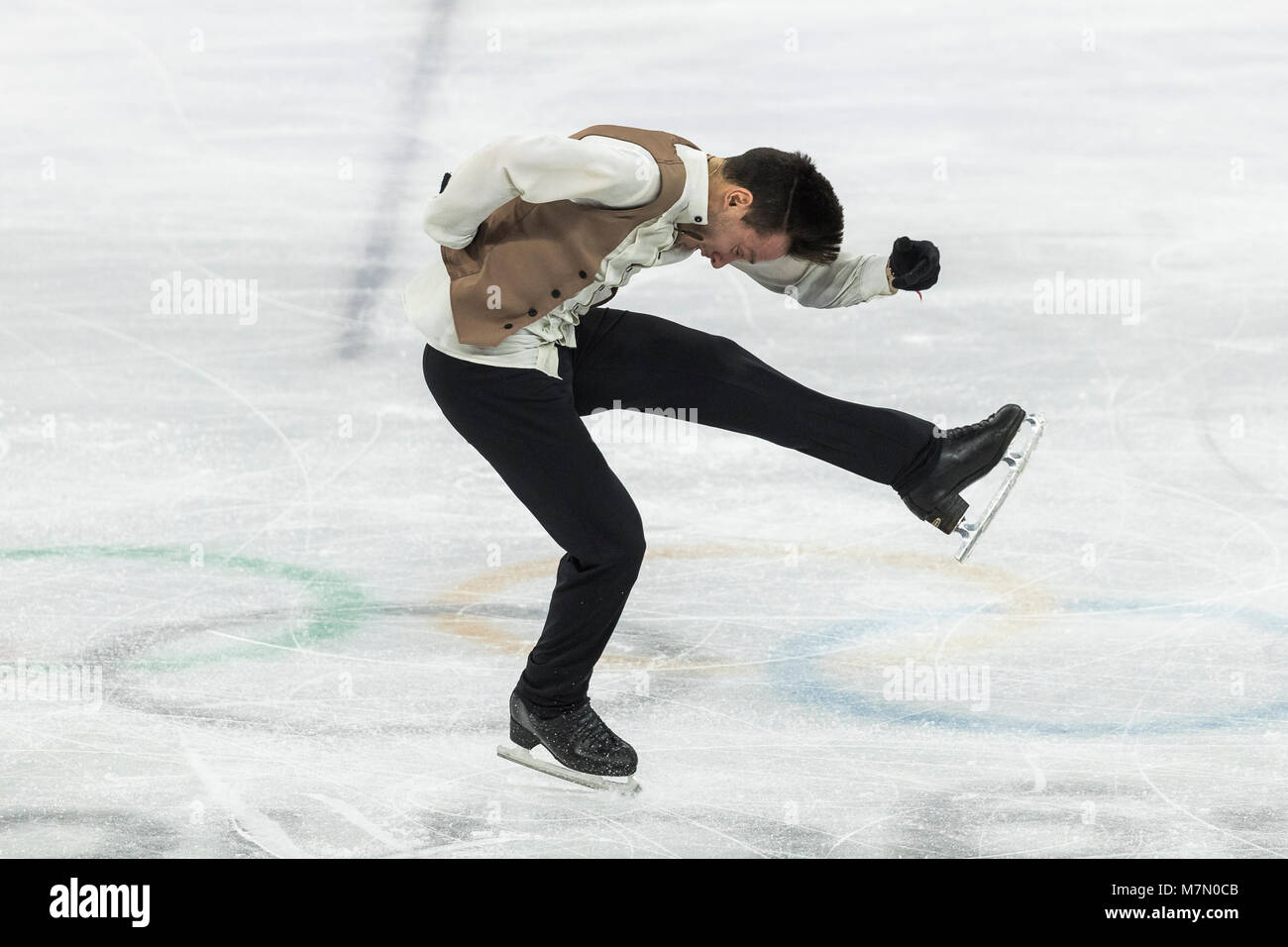 Alexei Bychenko (ISR) competing in the Figure Skating Men,s Short ...