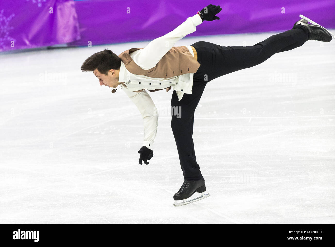 Alexei Bychenko (ISR) competing in the Figure Skating Men,s Short ...