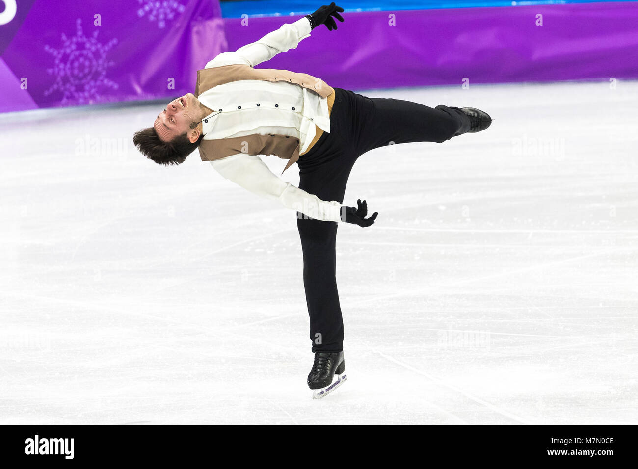 Alexei Bychenko (ISR) competing in the Figure Skating Men,s Short ...