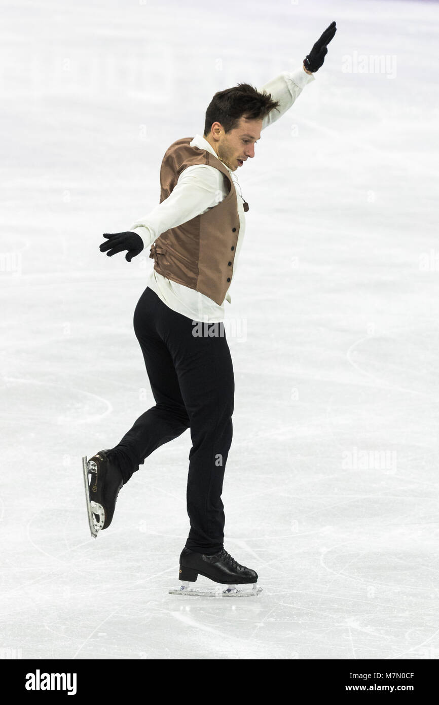 Alexei Bychenko (ISR) competing in the Figure Skating Men,s Short ...