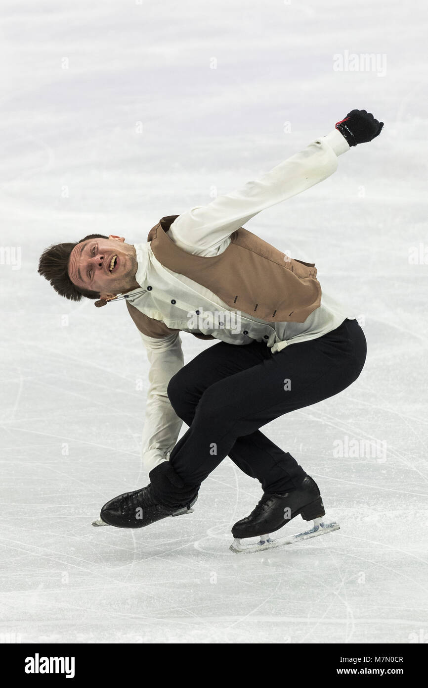 Alexei Bychenko (ISR) competing in the Figure Skating Men,s Short ...