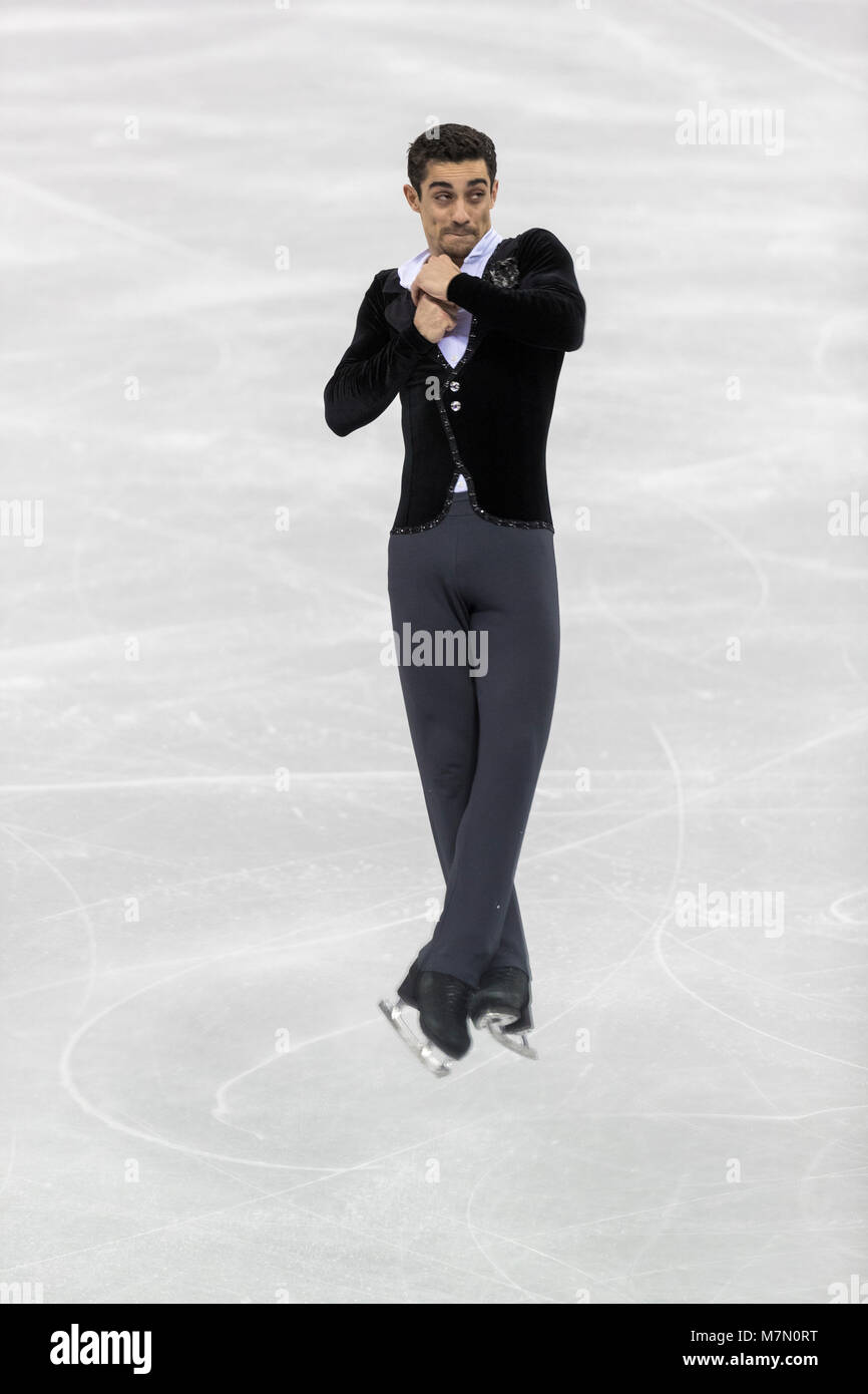Javier Fernandez (ESP) competing in the Figure Skating Men,s Short ...