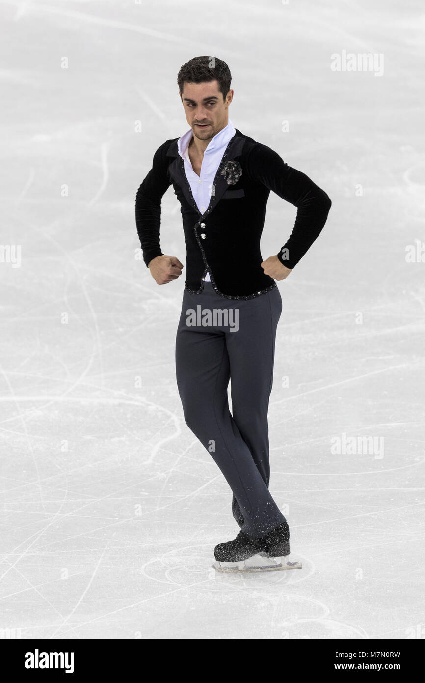 Javier Fernandez (ESP) competing in the Figure Skating Men,s Short ...