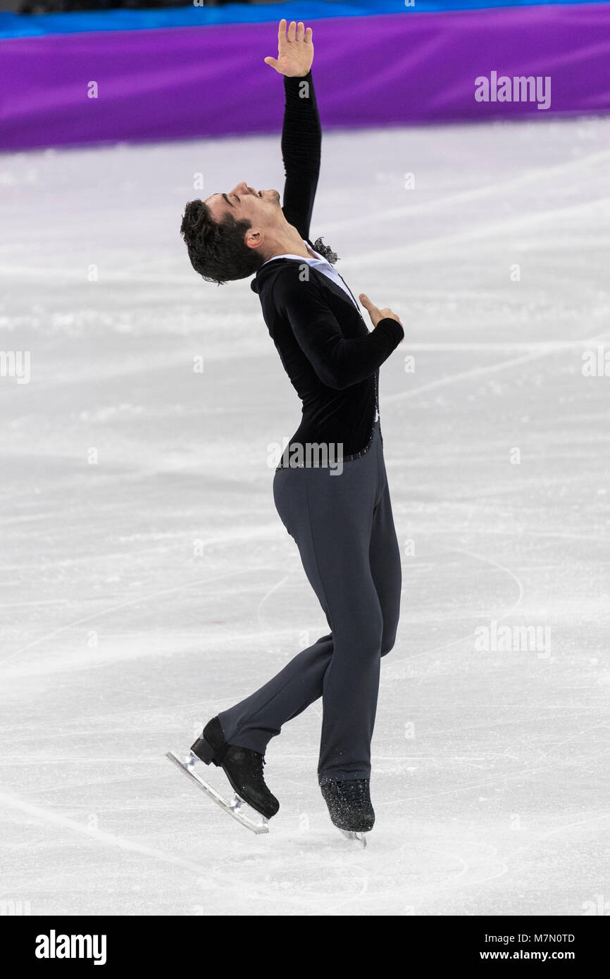 Javier Fernandez (ESP) competing in the Figure Skating Men,s Short ...