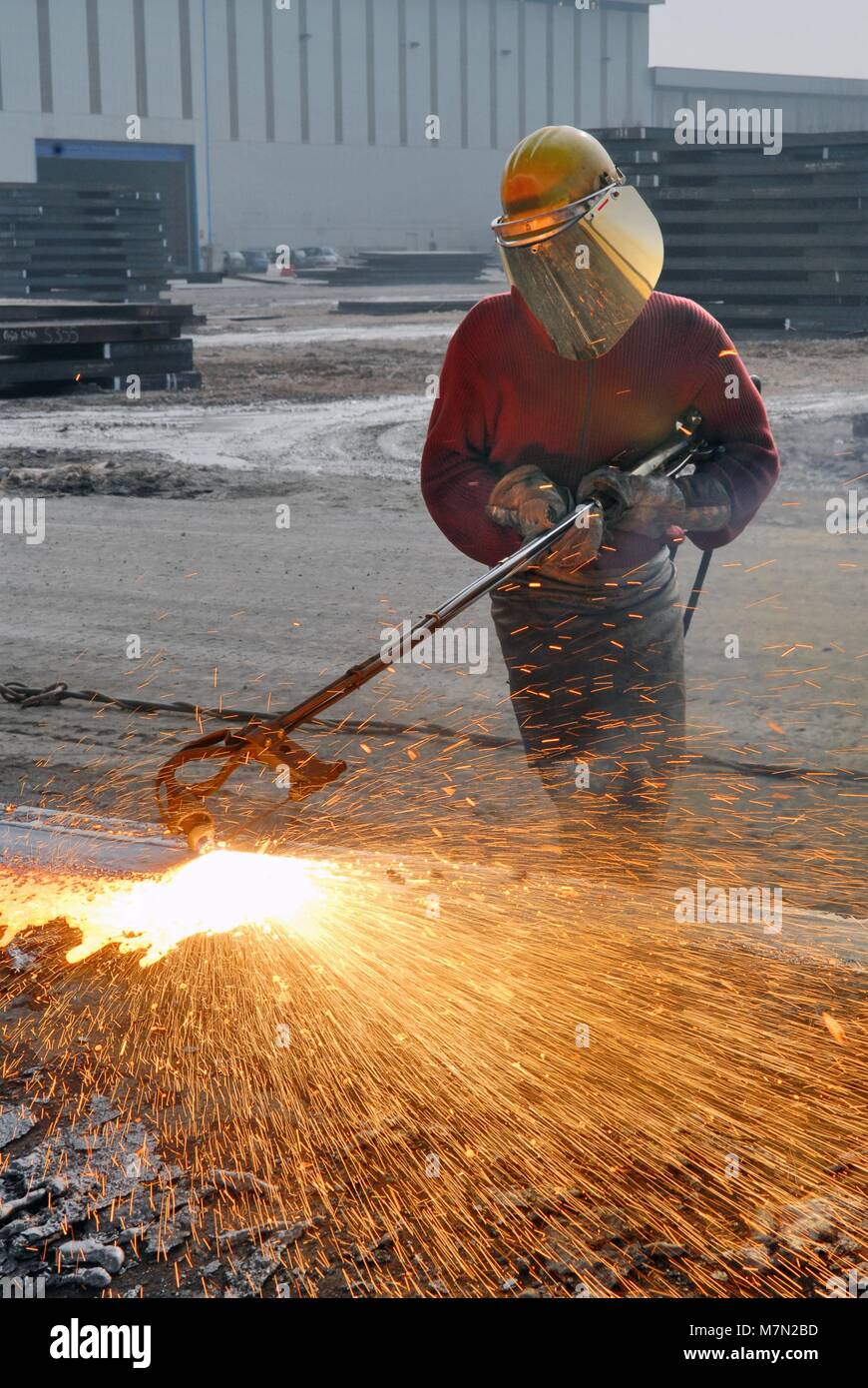 steelworks in Verona (Italy Stock Photo - Alamy