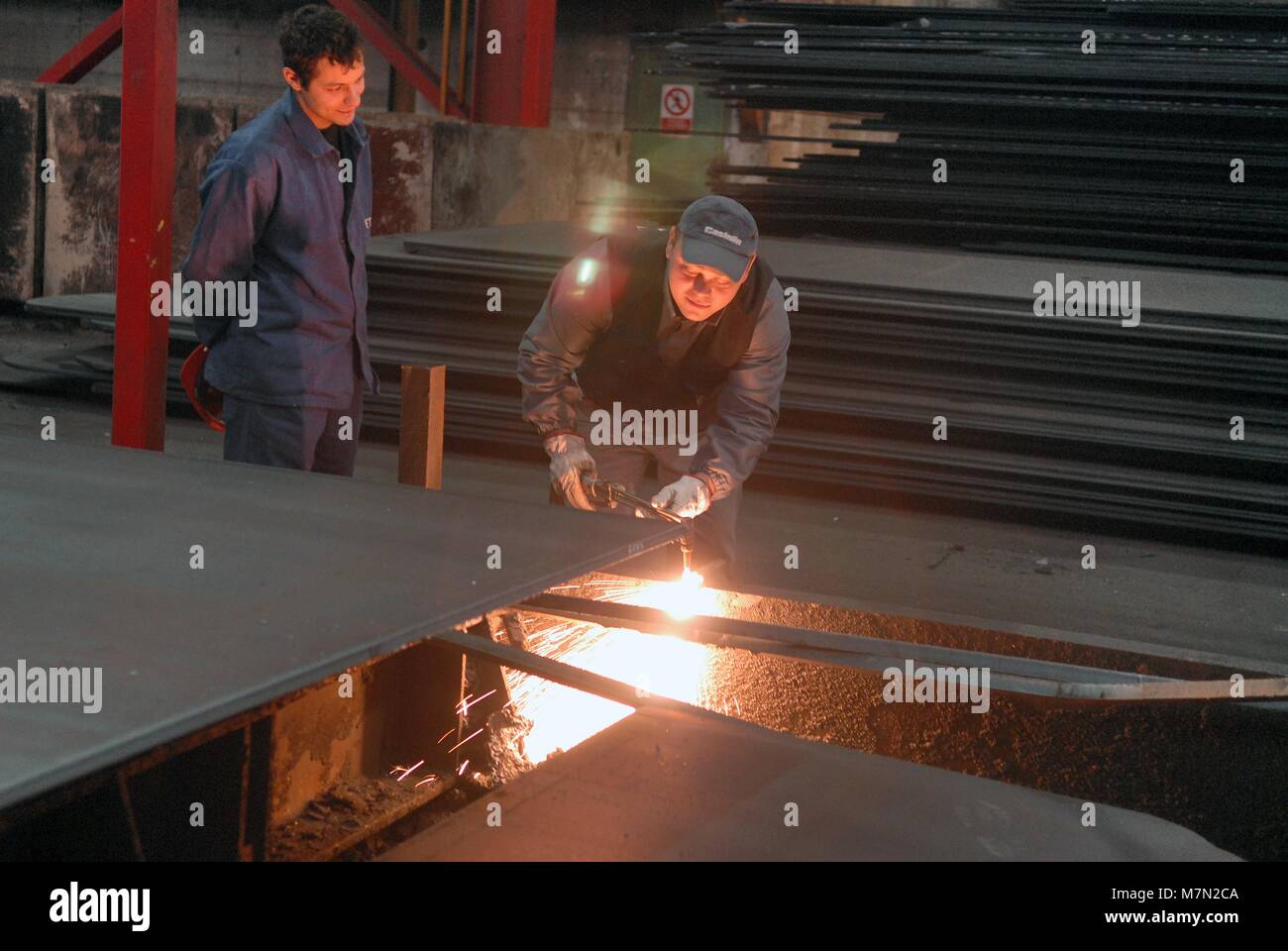 steelworks in Verona (Italy Stock Photo - Alamy