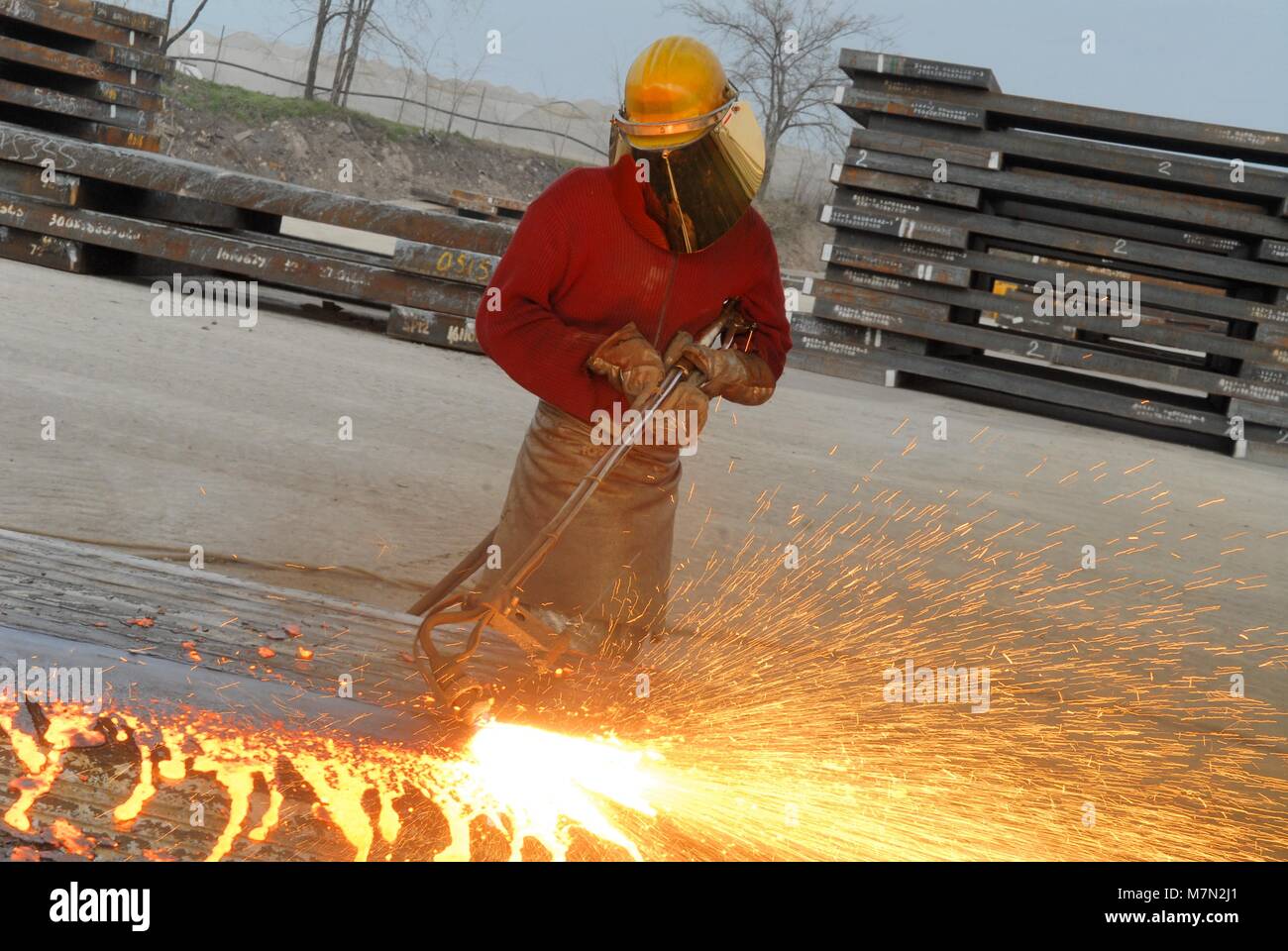 steelworks in Verona (Italy Stock Photo - Alamy