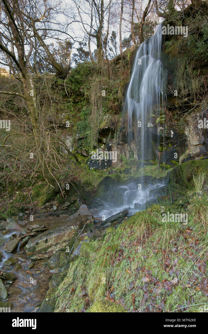 Waterfall near Ystalyfera Stock Photo - Alamy