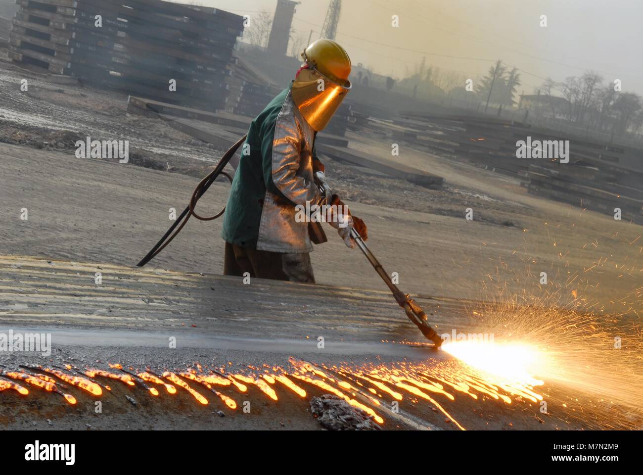 steelworks in Verona (Italy Stock Photo - Alamy