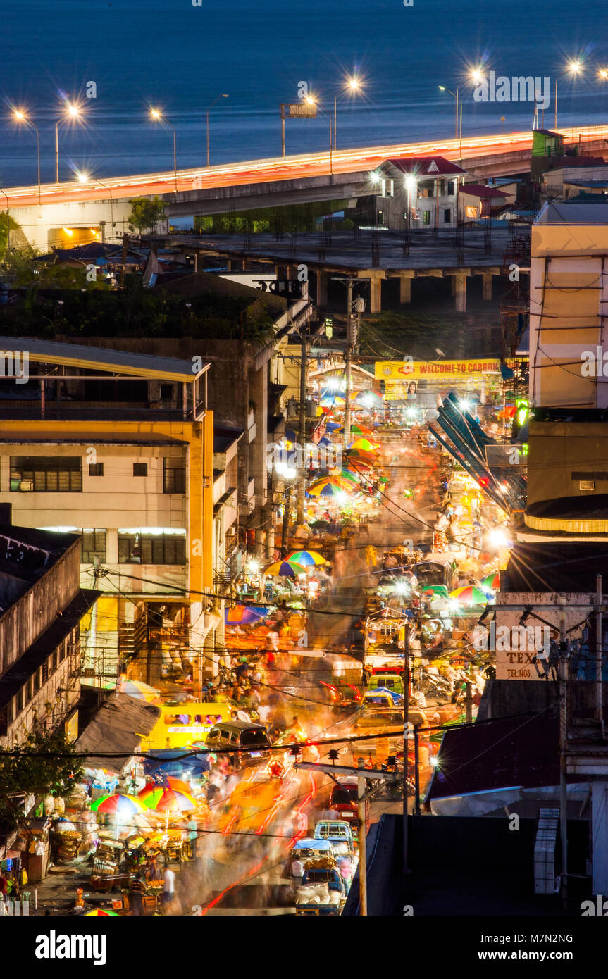 Philippines night market hi-res stock photography and images - Alamy