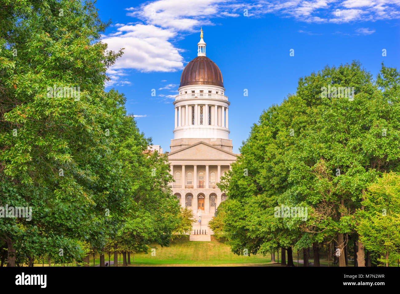 The Maine State House in Augusta, Maine, USA Stock Photo - Alamy