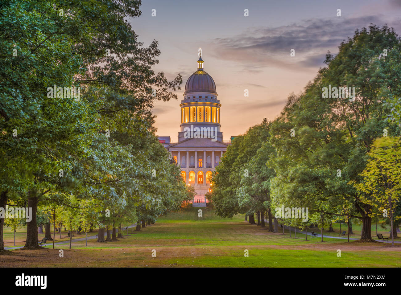 The Maine State House in Augusta, Maine, USA Stock Photo - Alamy