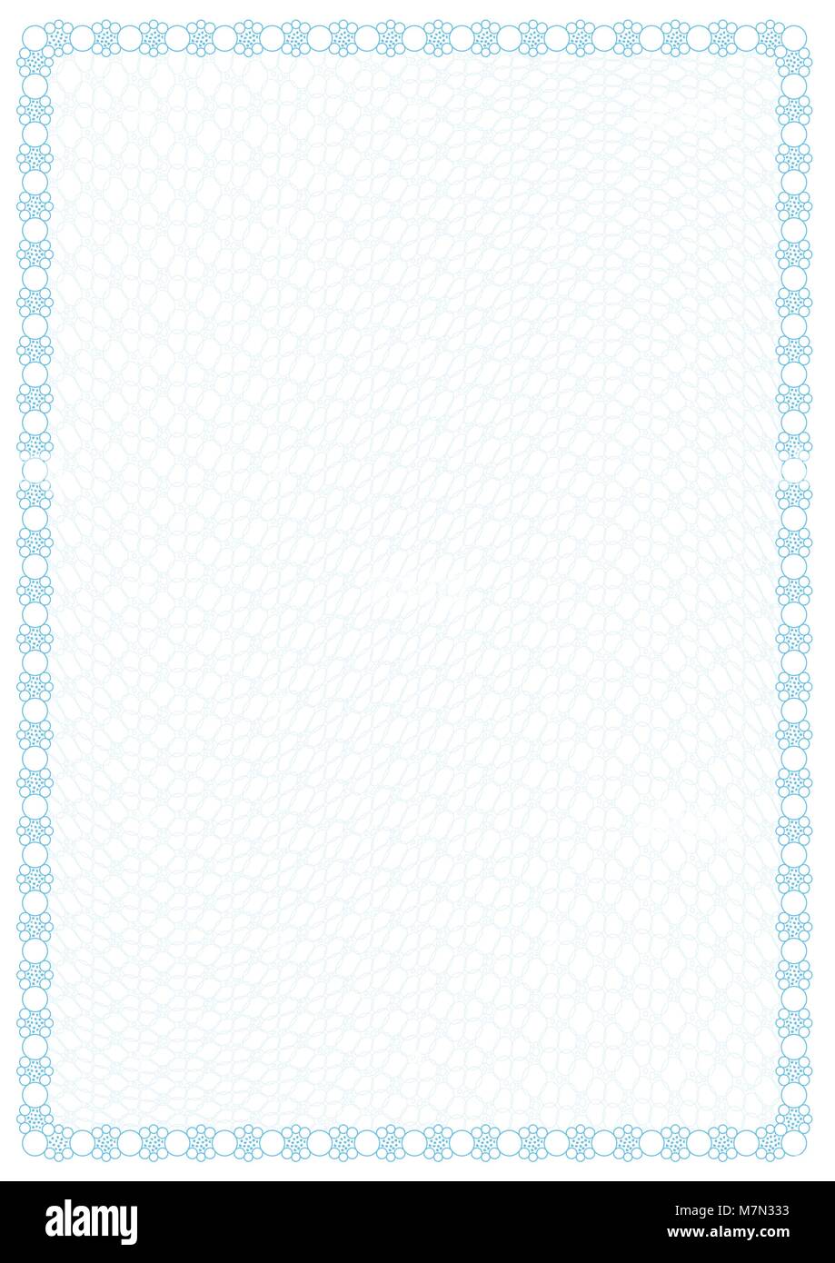 Blue frame (border) with security protective grid Stock Vector Image ...