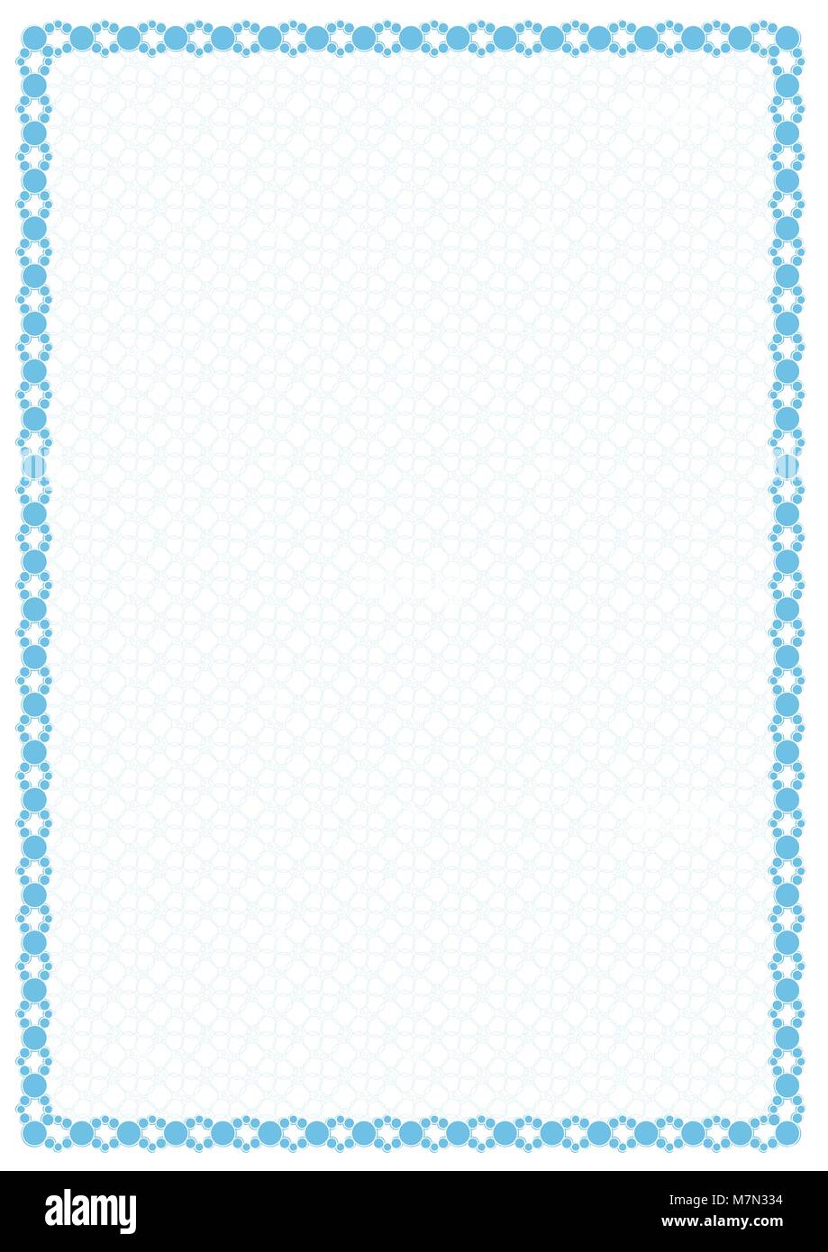 Blue frame (border) with security protective grid Stock Vector Image ...