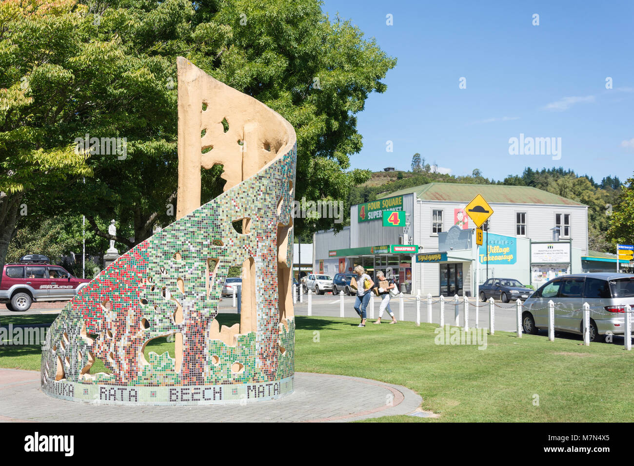 Edward Street, Wakefield, Tasman District, New Zealand Stock Photo - Alamy