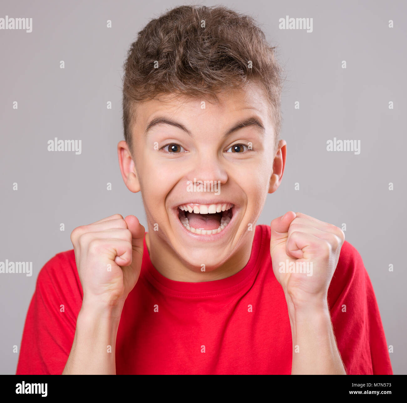 Teen boy portrait Stock Photo - Alamy