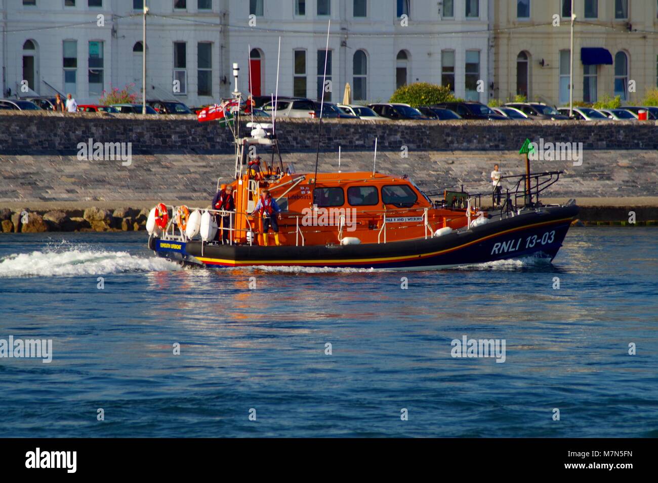 RNLI Exmouth Shannon Class All Weather Lifeboat 13-03. On a Fine ...