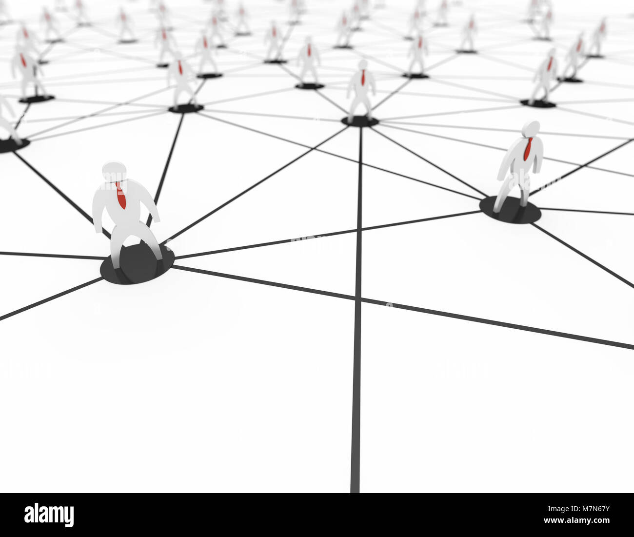 Teamwork, Network Connection, Information Sharing Stock Photo - Alamy