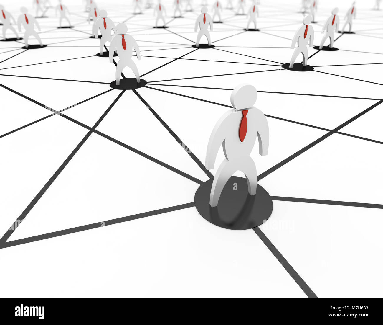 Teamwork, Network Connection, Information Sharing Stock Photo - Alamy
