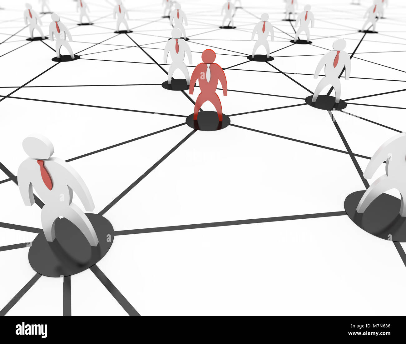 Teamwork, Network Connection, Information Sharing Stock Photo - Alamy