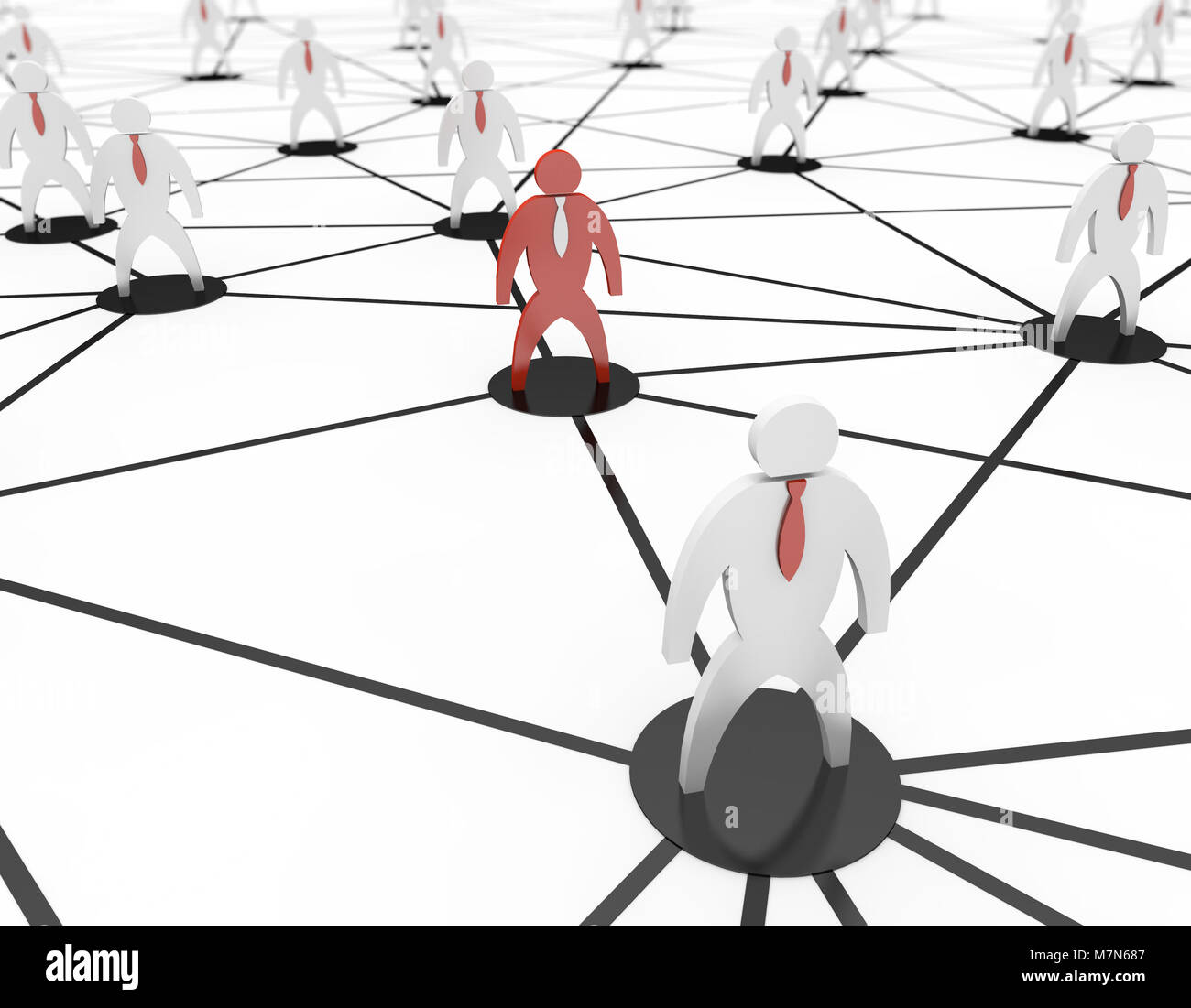 Teamwork, Network Connection, Information Sharing Stock Photo - Alamy