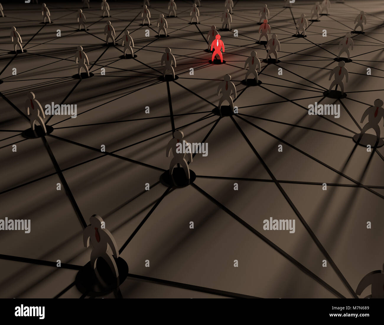 Teamwork, Network Connection, Information Sharing Stock Photo - Alamy