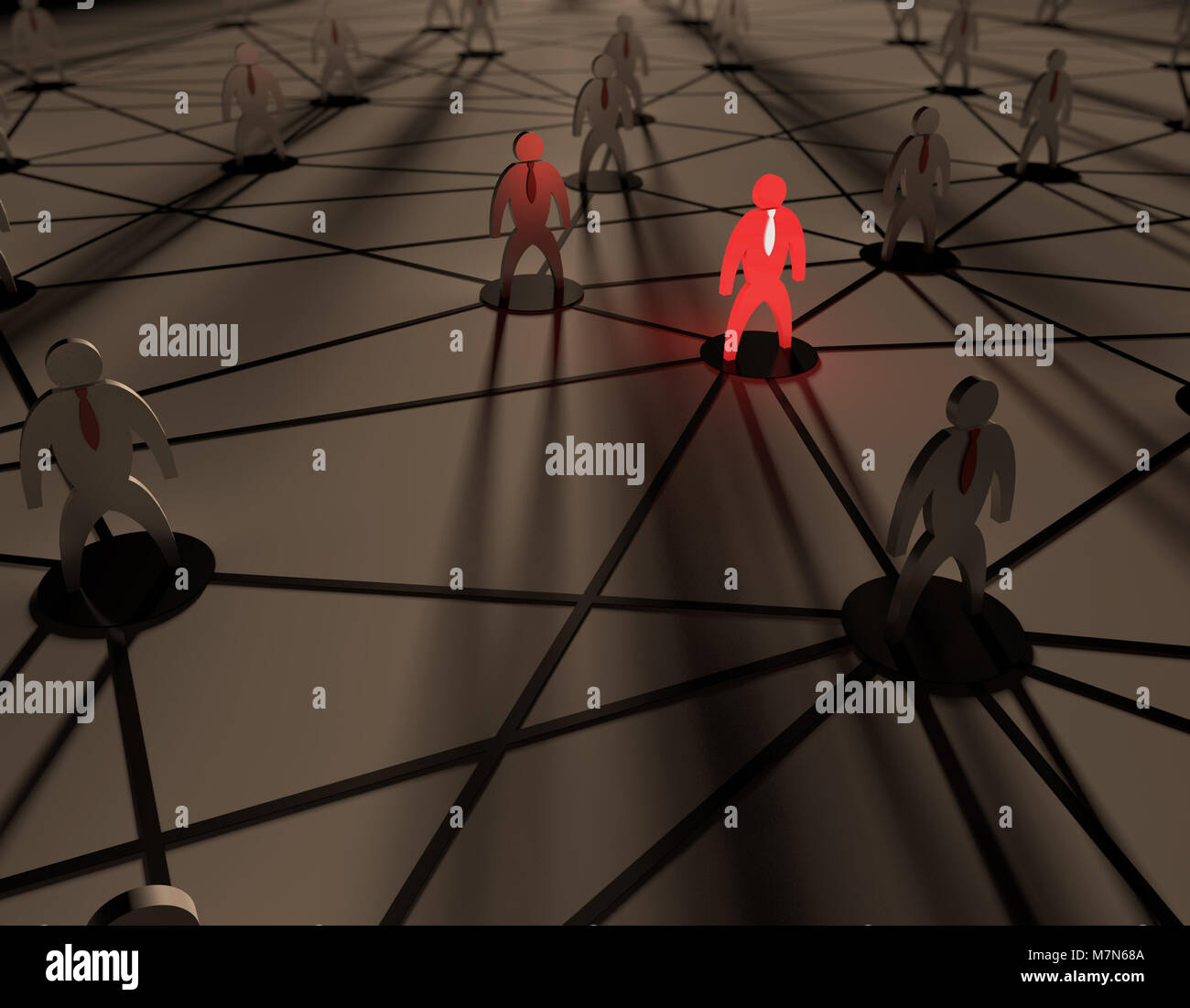 Teamwork, Network Connection, Information Sharing Stock Photo - Alamy