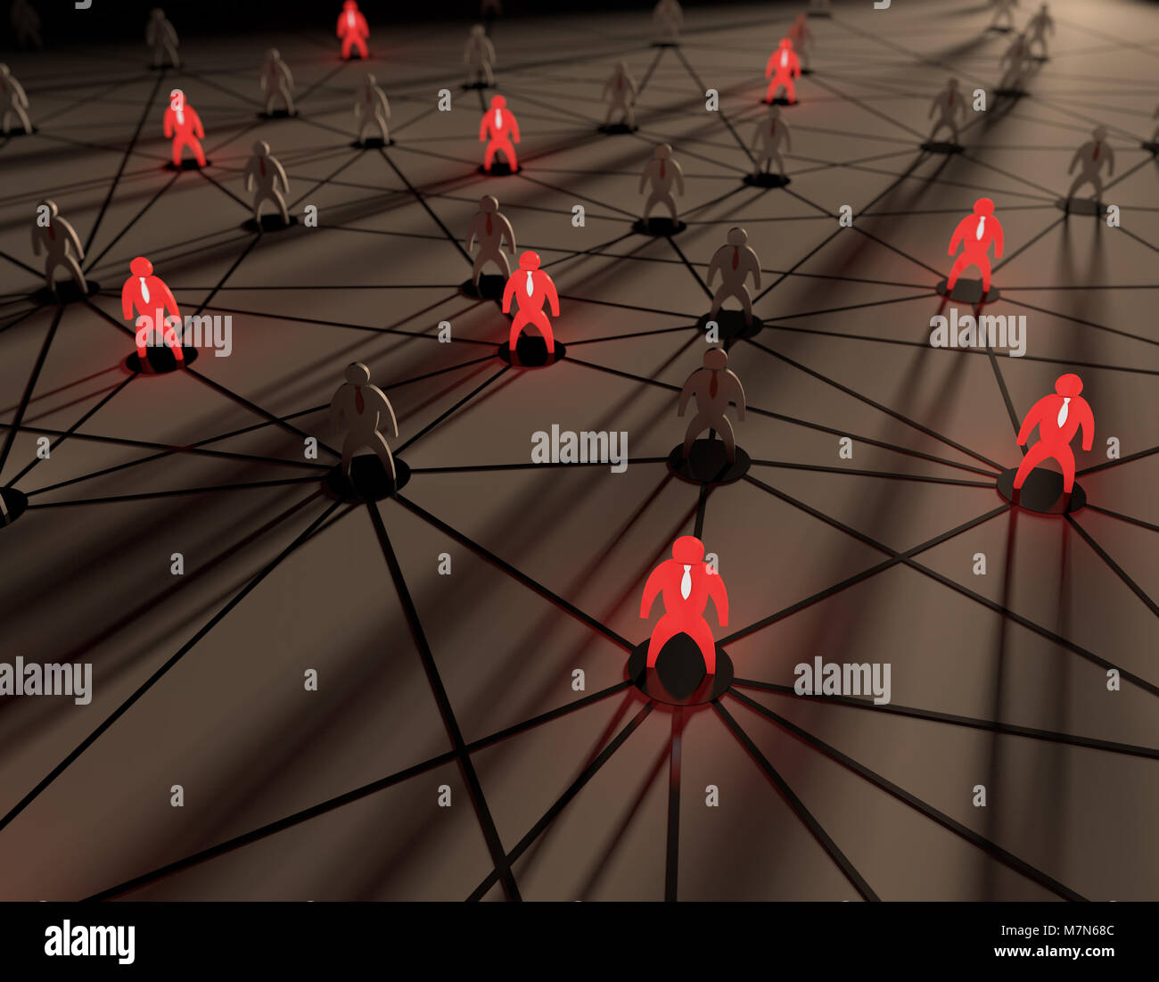 Teamwork, Network Connection, Information Sharing Stock Photo - Alamy