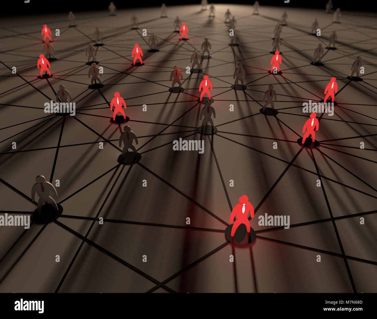Teamwork, Network Connection, Information Sharing Stock Photo - Alamy