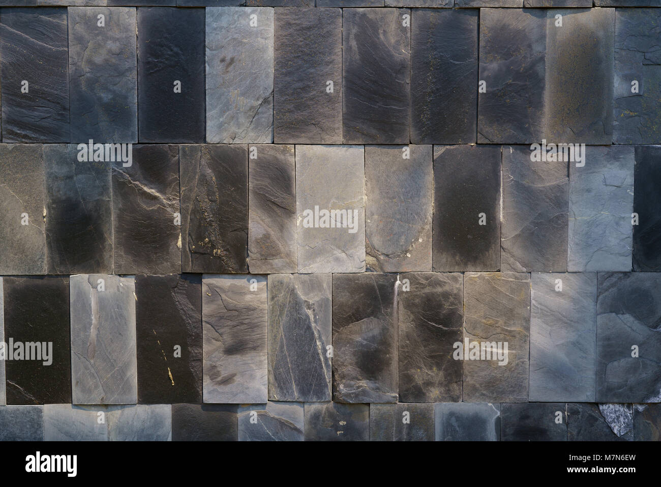 Black stone Cladding Stock Photo - Alamy