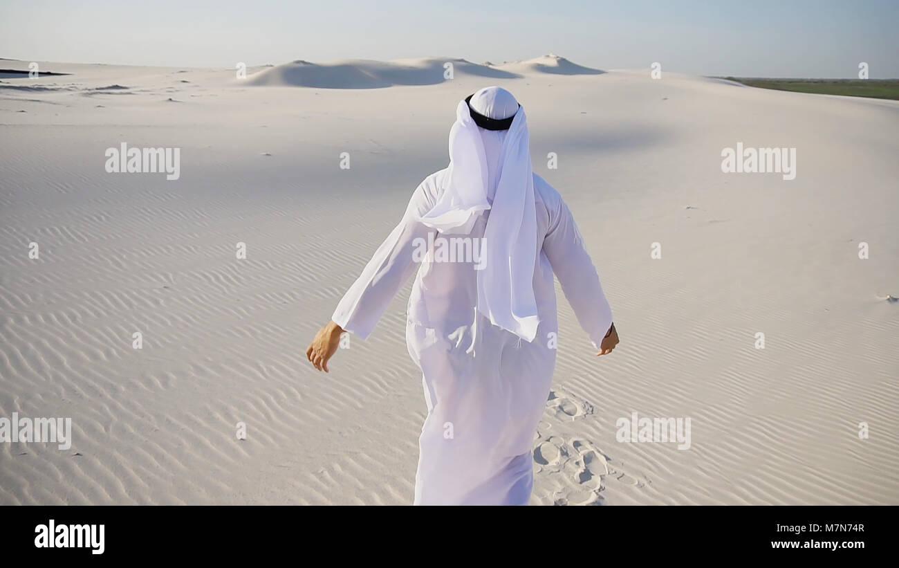 Stately young Arabian UAE Sheikh looking for handsome setting of Stock ...