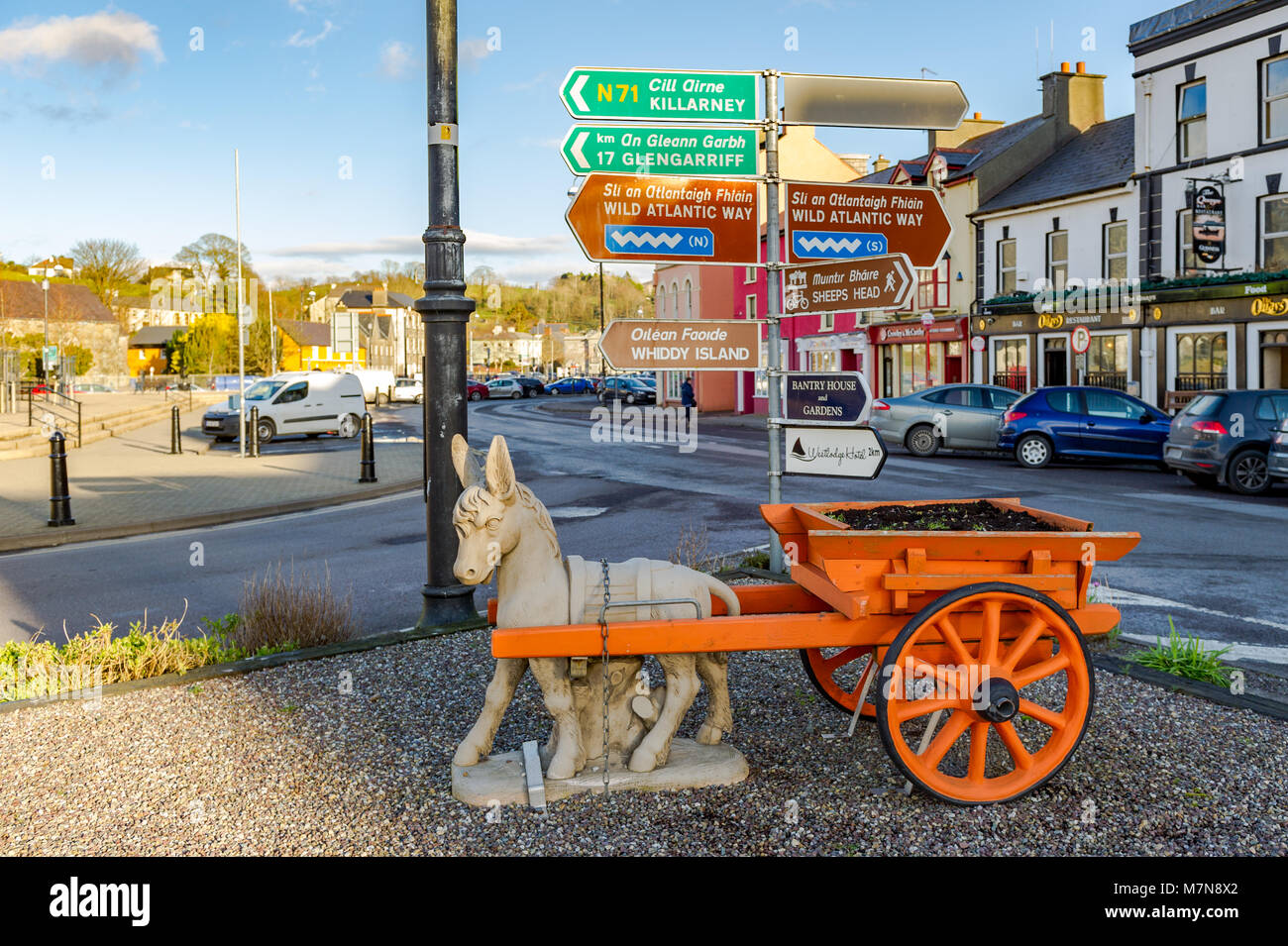 Ireland road signs cork hi-res stock photography and images - Alamy