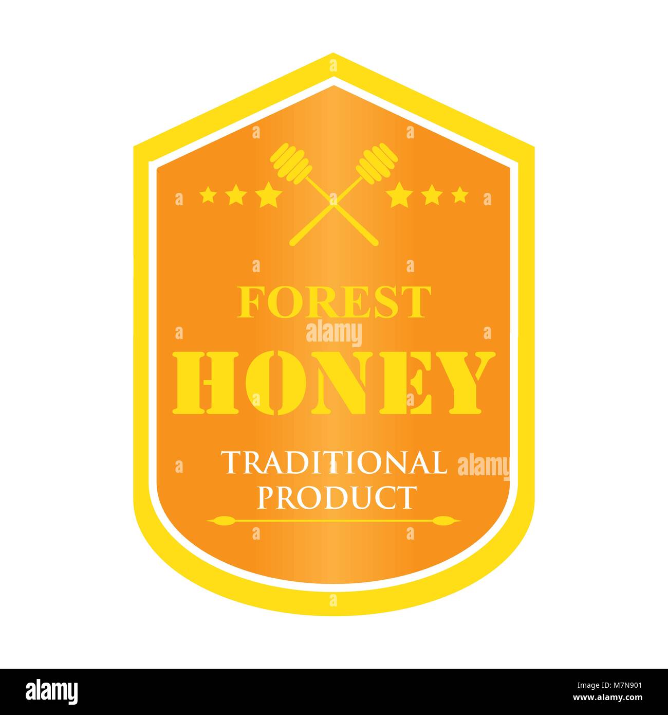 set of logos for honey products Stock Vector Image & Art - Alamy