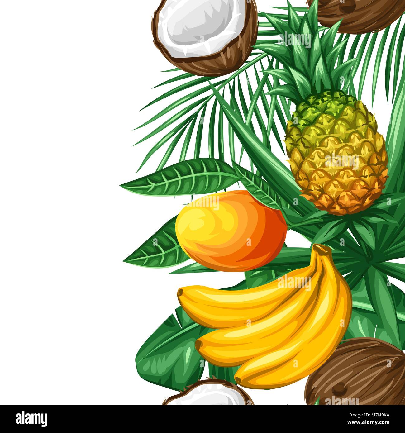 Juice made fresh fruits Stock Vector Images - Alamy