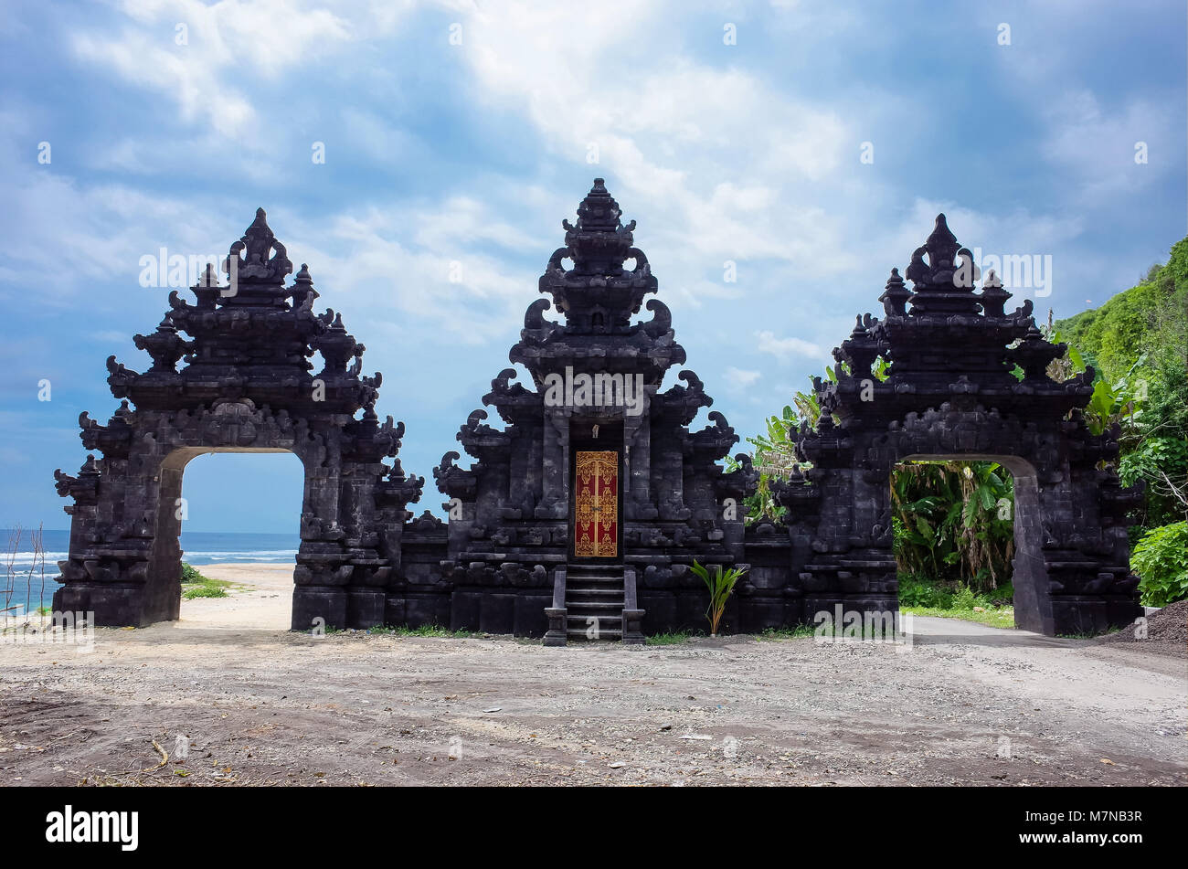 The gates in Bali, Indonesia Stock Photo - Alamy
