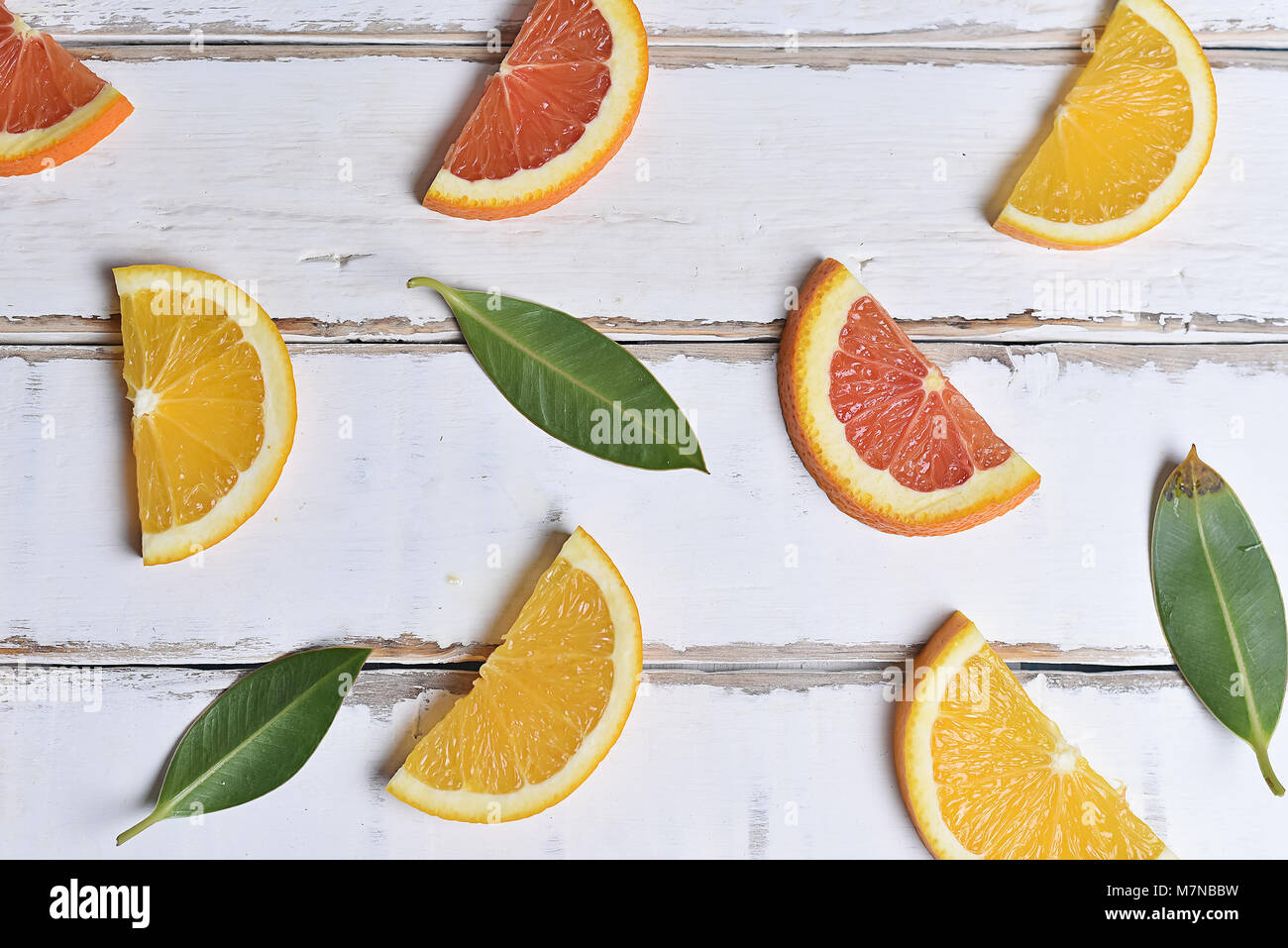 Pattern of orange and lemon slices Stock Photo - Alamy