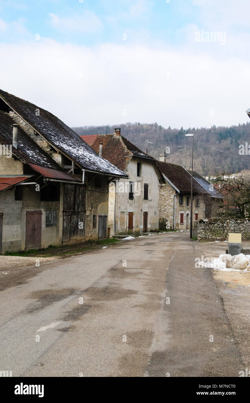 Winter in the Savoy Area in Southern France Stock Photo - Alamy