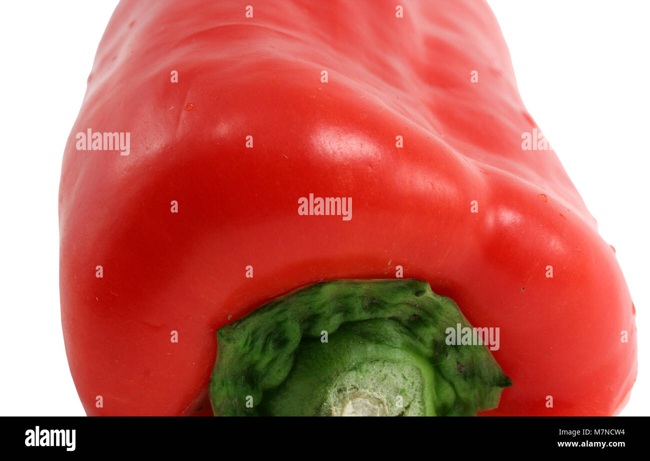 Half of a red pepper Stock Photo - Alamy