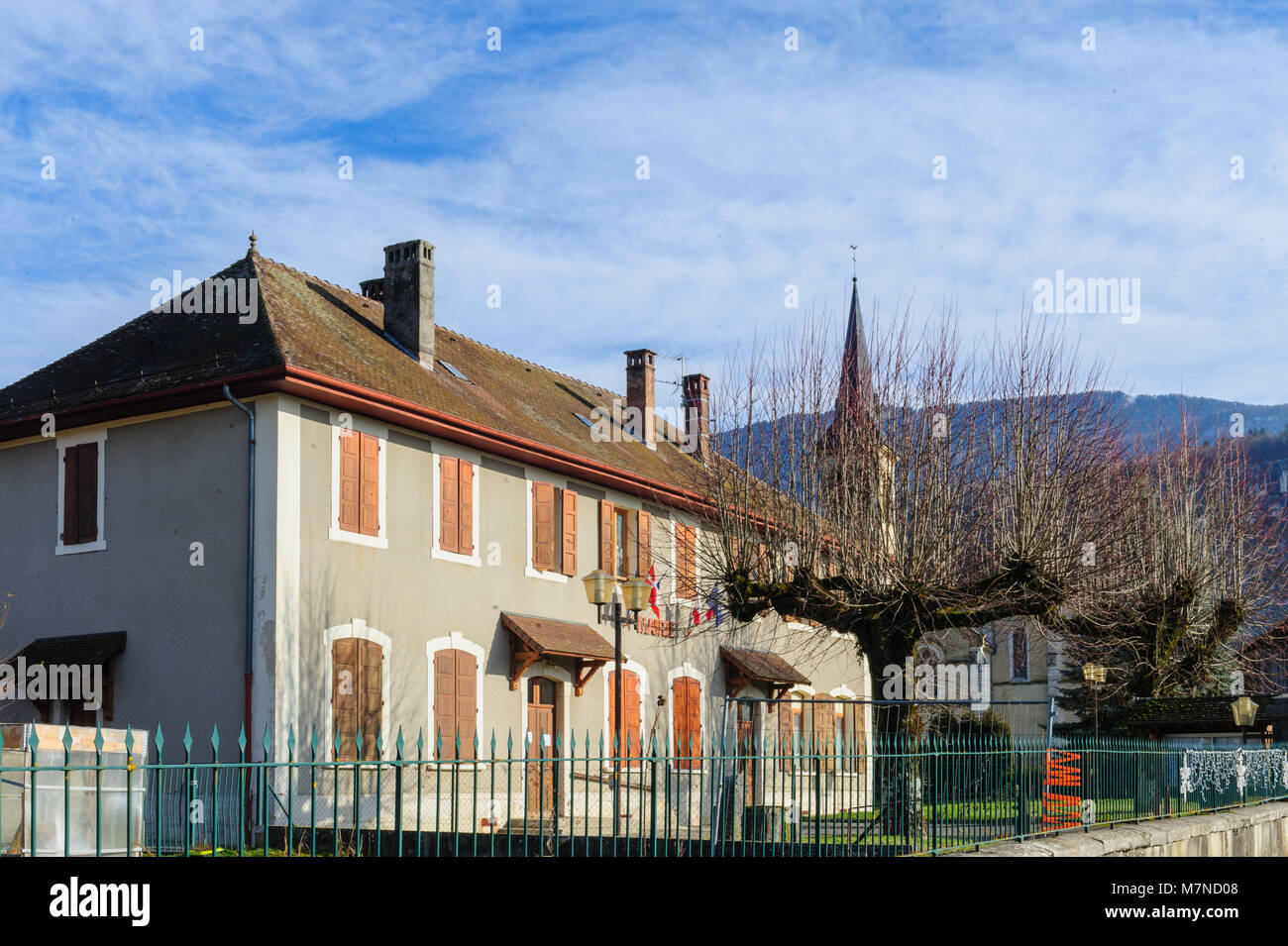 Winter in the Savoy Area in Southern France Stock Photo - Alamy