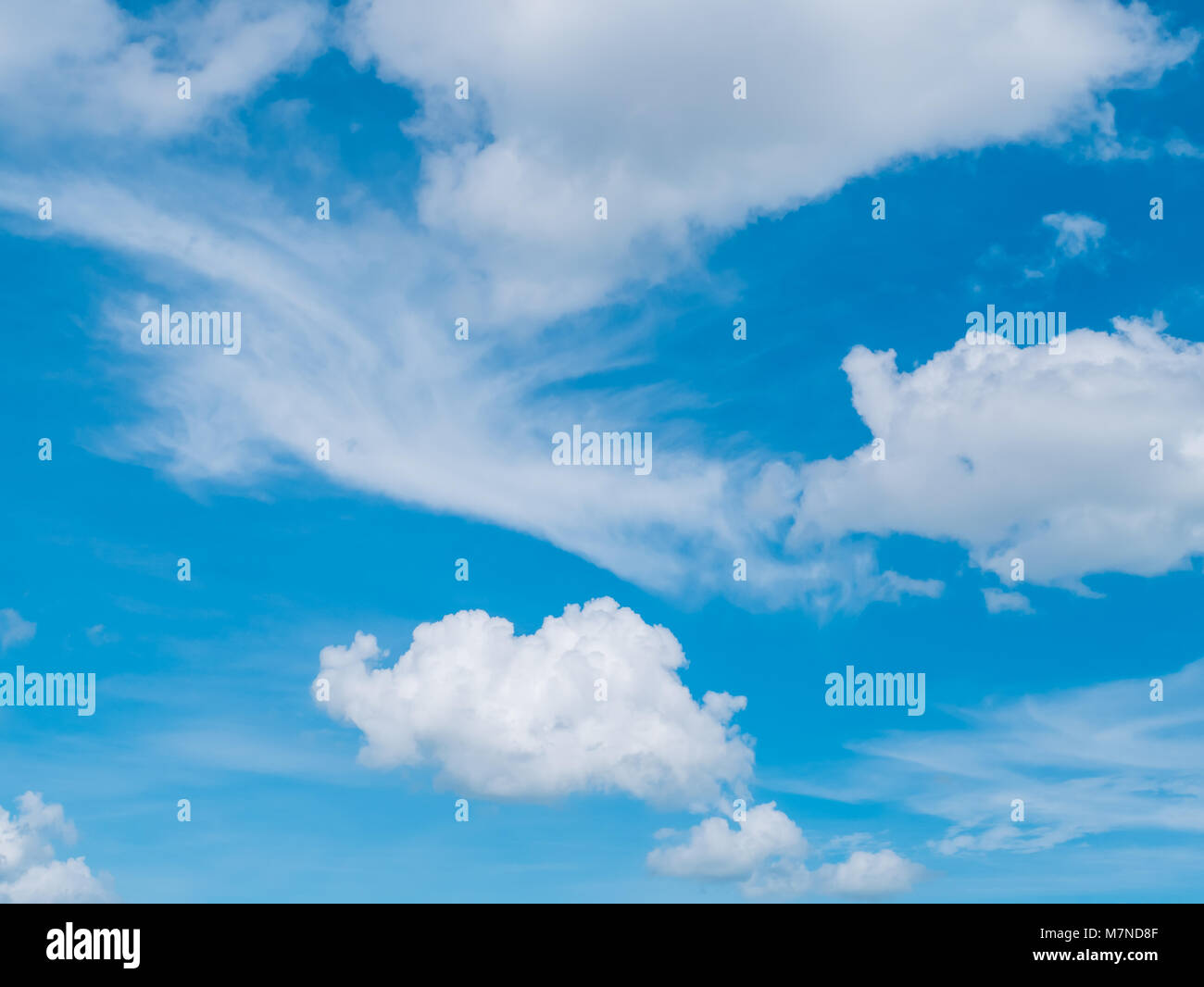 The vast blue sky and clouds sky Stock Photo - Alamy