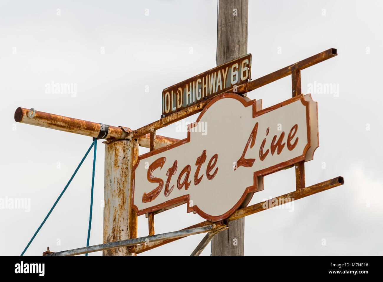 Route 66 State Sign High Resolution Stock Photography and Images - Alamy