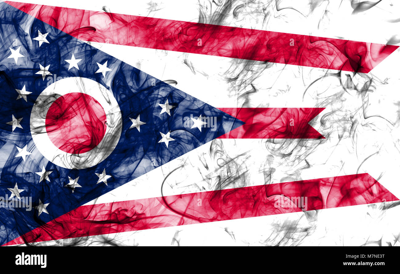 Ohio state smoke flag hi-res stock photography and images - Alamy