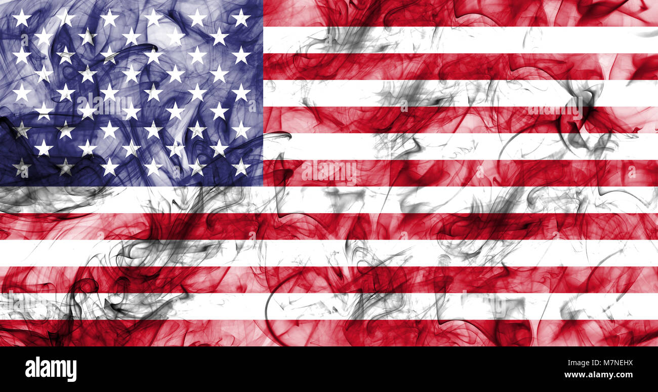 United States of America smoke flag, American flag, USA flag Stock ...
