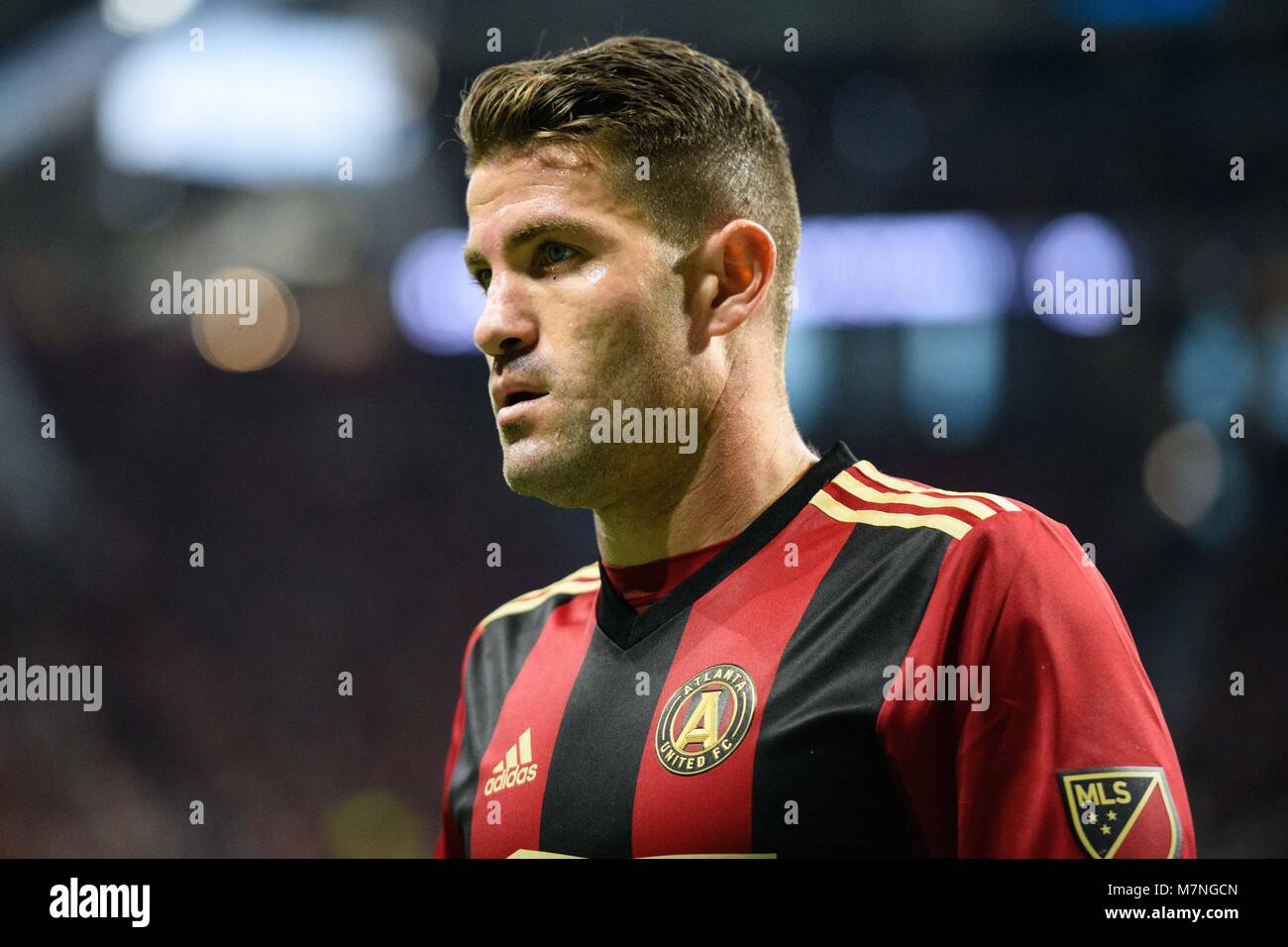 Atlanta, USA. 11th Mar, 2018. Atlanta United defender Greg Garza (4 ...