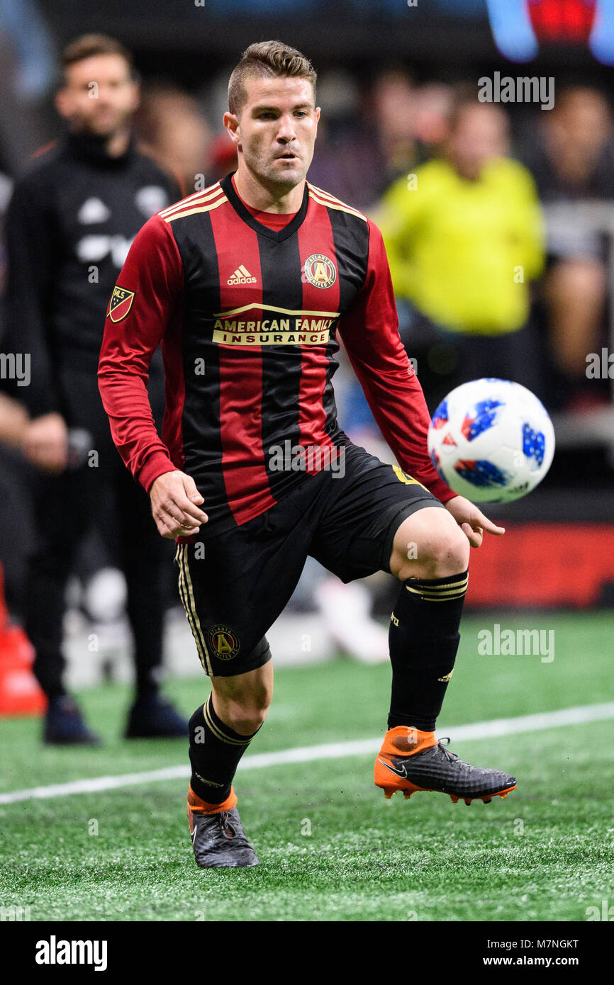 Atlanta, USA. 11th Mar, 2018. Atlanta United defender Greg Garza (4 ...