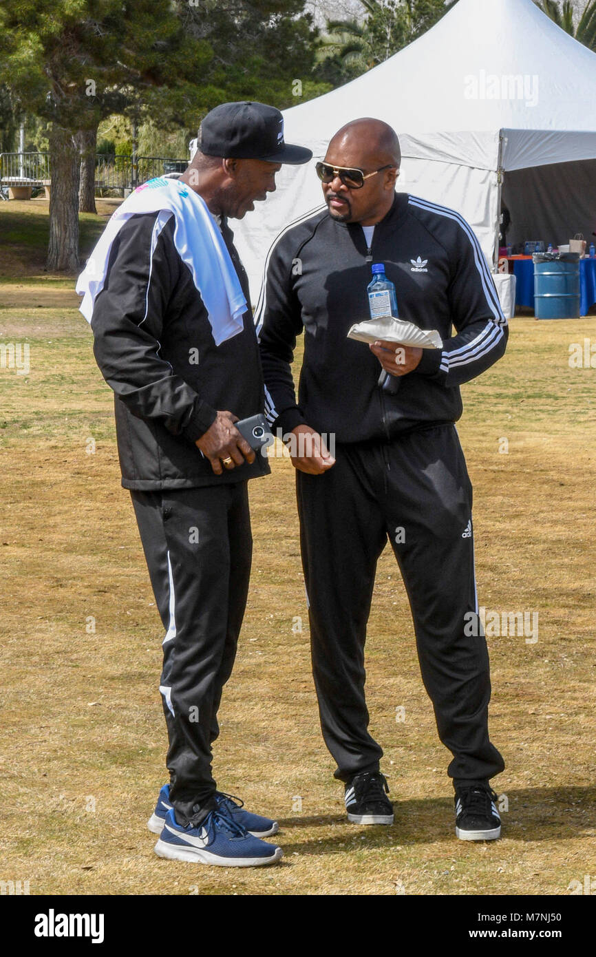 Las Vegas, NV, USA. 11th Mar, 2018. Leonard Ellerbe Floyd Mayweather Jr ...