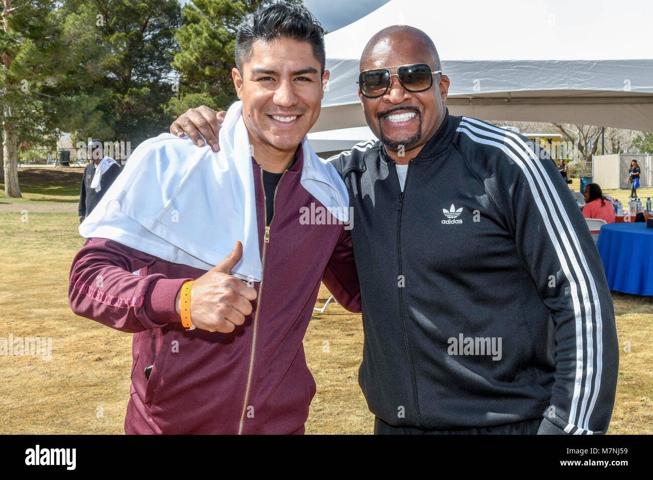 Las Vegas, NV, USA. 11th Mar, 2018. Jessie Vargas and Leonard Ellerbe ...