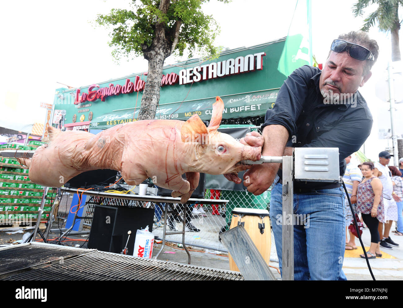 Puerto rico parade florida hi-res stock photography and images - Alamy